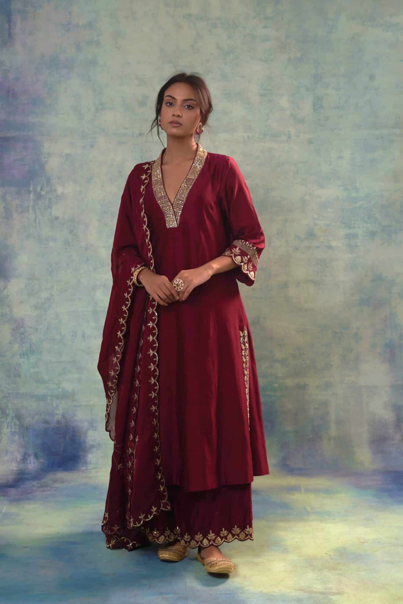 Deep Sea Umbra Shirt Set - Sonia Khatri